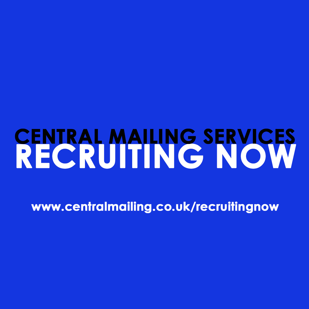 RECRUITING NOW: Junior Finance Assistant | Central Mailing Services